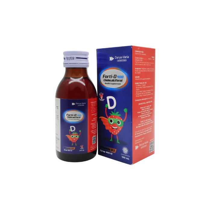 Jual FORTI D 400 IU SIRUP MULTIVITAMIN UNTUK MENINGKATKAN DAYA TAHAN ...