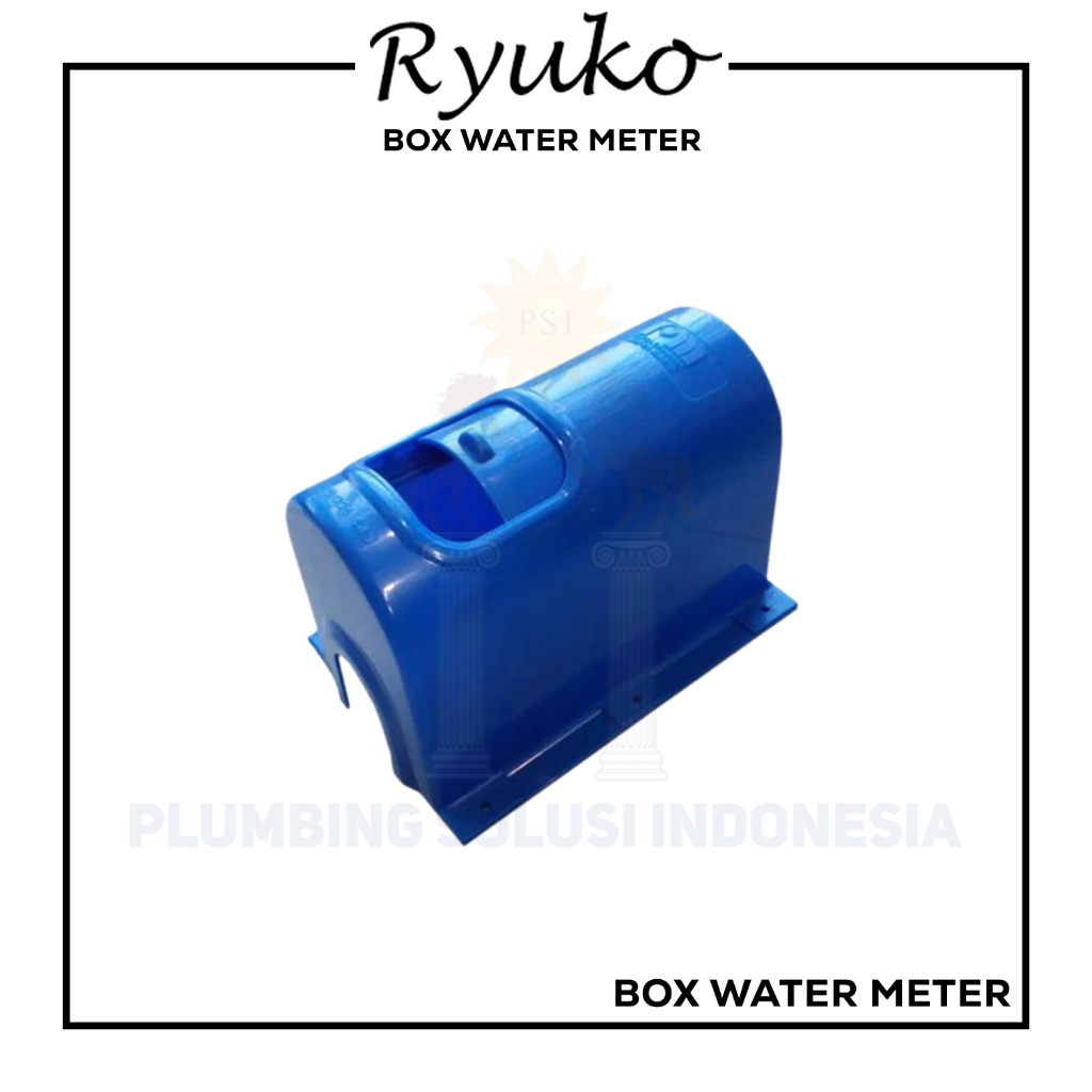 Jual Ryuko Box Water Meter Air / Tutup Meteran Air Polos Biru / Kuning ...