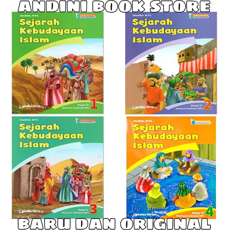 Jual BUKU SEJARAH KEBUDAYAAN ISLAM (SKI) KELAS 3 4 5 6 MI KURIKULUM MERDEKA YUDHISTIRA | Shopee ...
