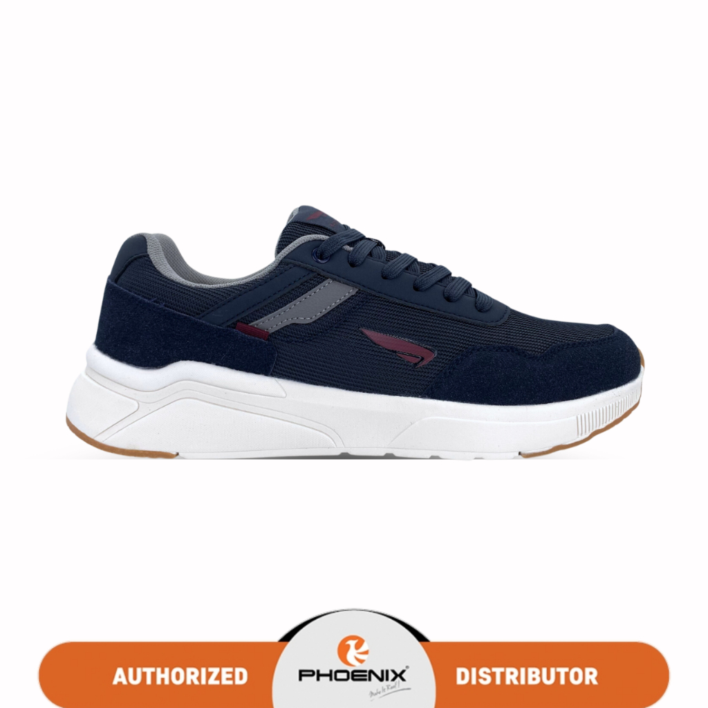 Jual Phoenix Arata Sepatu Running Pria - Navy | Shopee Indonesia