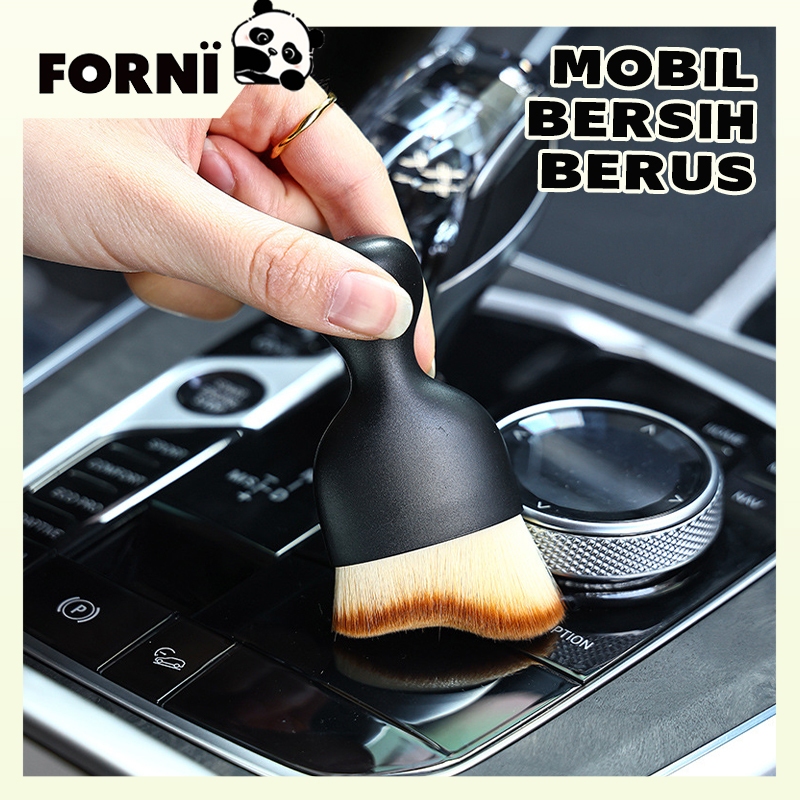 Jual Sikat Pembersih Interior Mobil logo Gagang Pendek Bahan Nilon ...