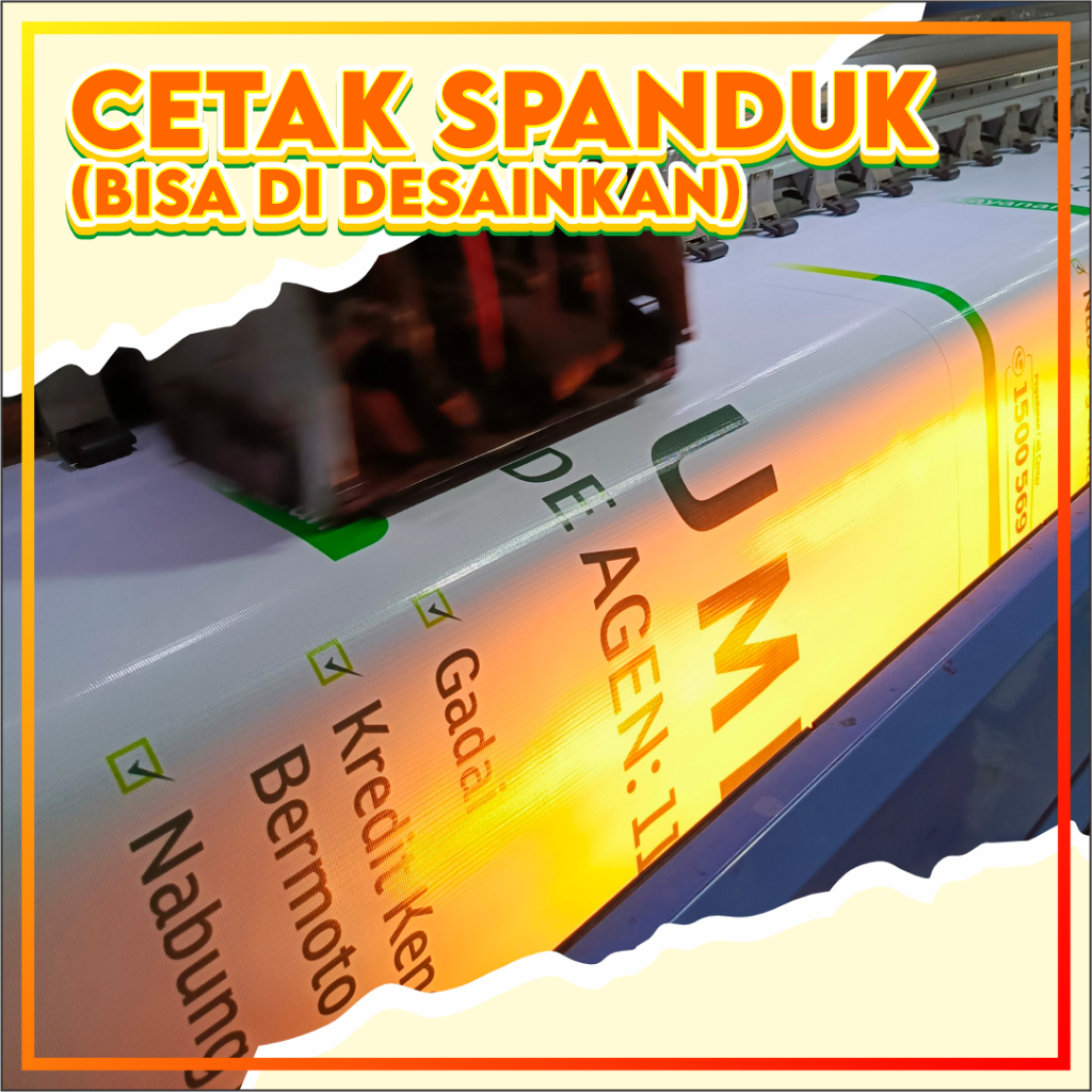 Jual Cetak /Custom Spanduk Permeter (Ada Jasa Desain) | Shopee Indonesia