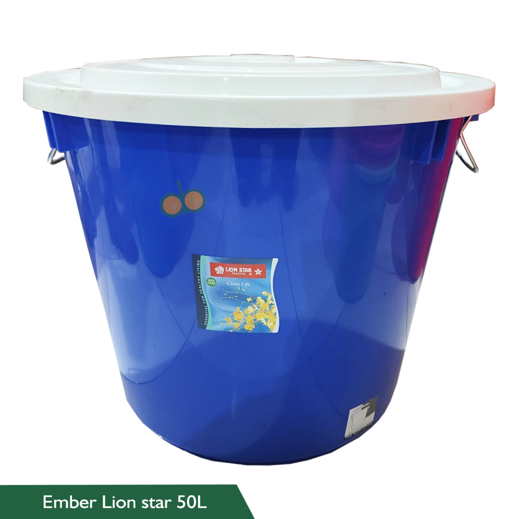 Jual Ember Plastik Besar + Tutup Lion Star PC-18 Tong Toren Air Jumbo ...