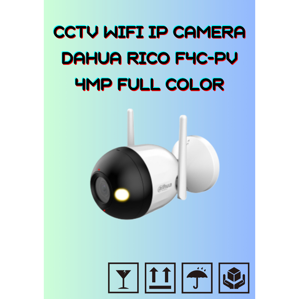 Jual Cctv Wifi Ip Camera Dahua Rico F4c Pv 4mp Full Color Two Way Audio