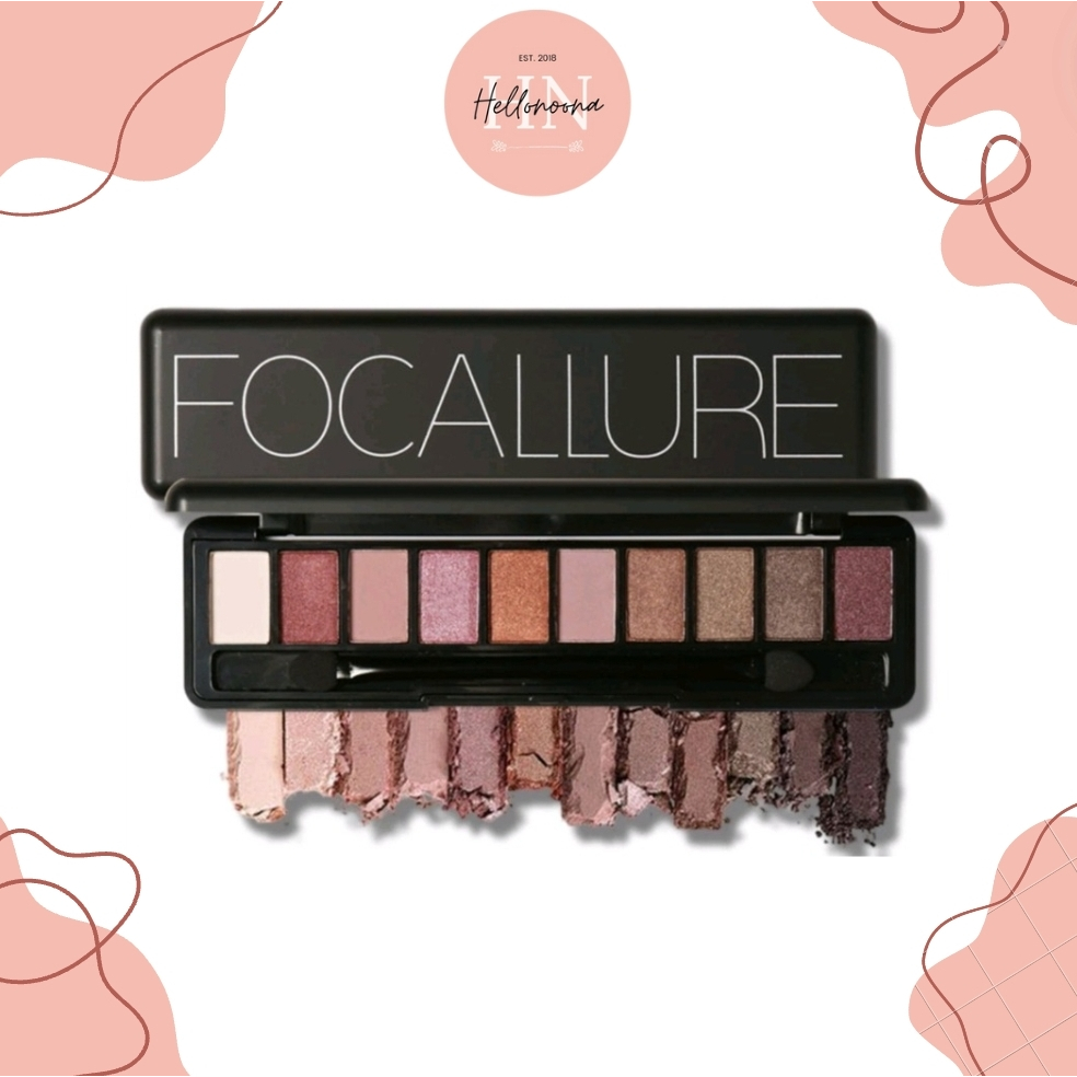 Jual FOCALLURE - Full Featured Nude 10 Shade Eyeshadow Pallete FA08 ...