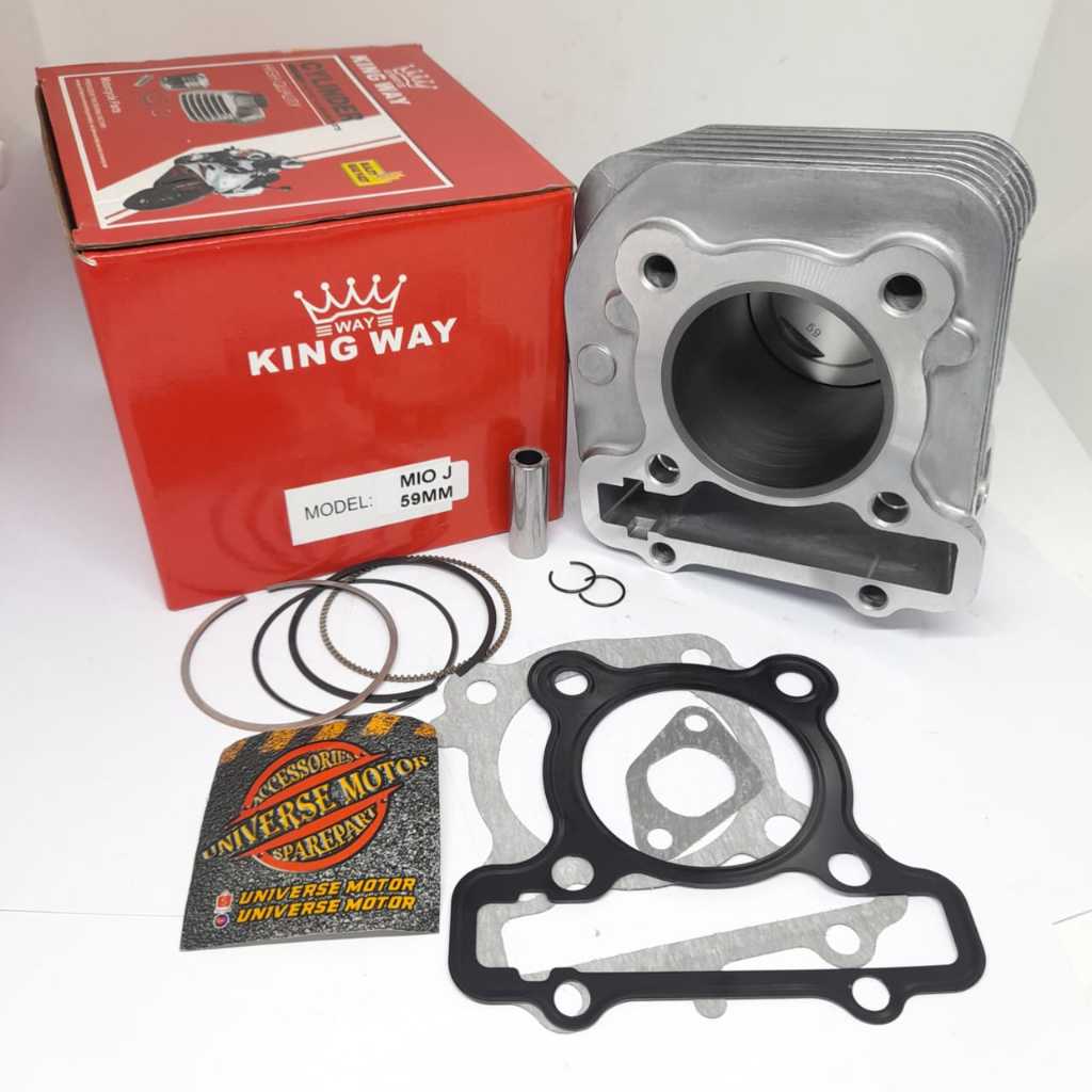 Jual BLOK SEHER MIO J 59MM RACING BLOK SOUL GT 115 CYLINDER BORE UP XB FINO 115 INJEKSI | Shopee ...