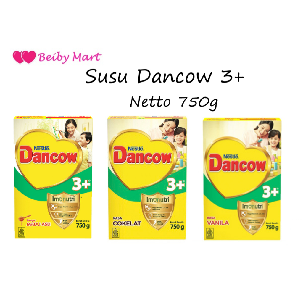 Jual Susu DANCOW Tahap 3+ Rasa Vanila / Madu / Cokelat Isi 750gram ...