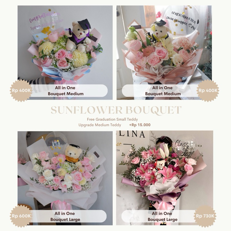 Jual GRADUATION ALL IN ONE BOUQUET EDITION | Shopee Indonesia