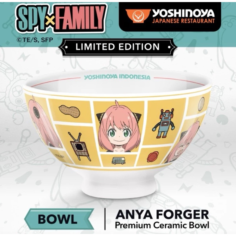 Jual (Sold Out) Yoshinoya X Spy X Family Anya Firger Bowl Porcelain ...