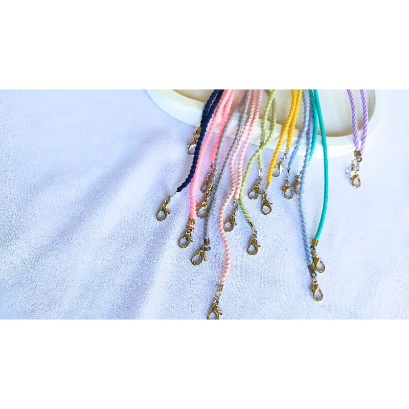 Jual strap mask konektor hijab karet elastis polos | Shopee Indonesia