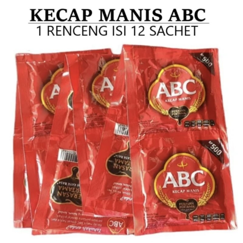 Jual KECAP ABC RENCENG ISI 12 SASET | Shopee Indonesia
