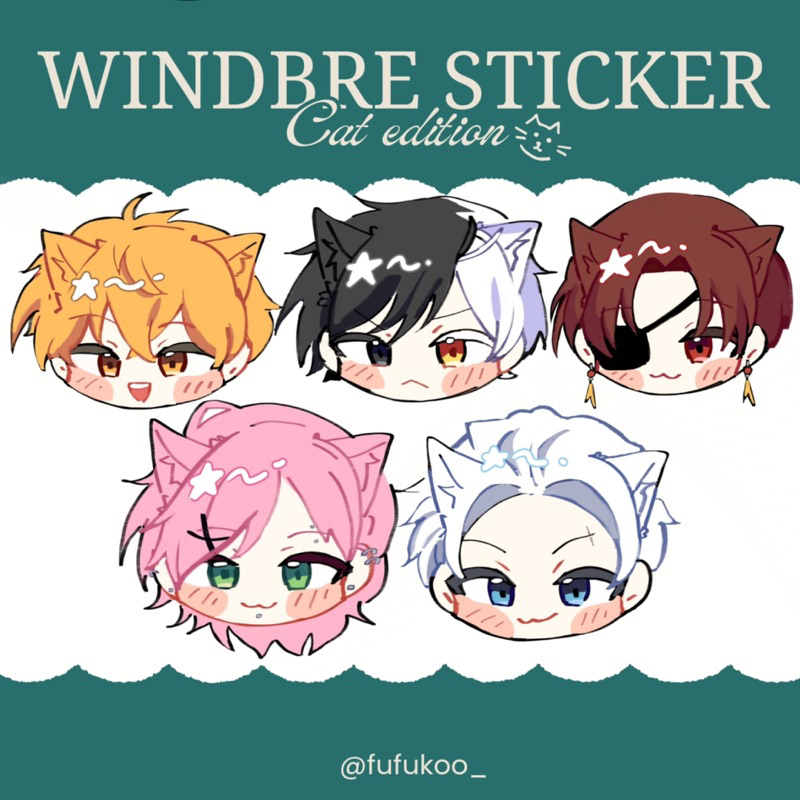 Jual WINDBREAKER/BOFURIN CAT STICKER SIE CUT | Shopee Indonesia