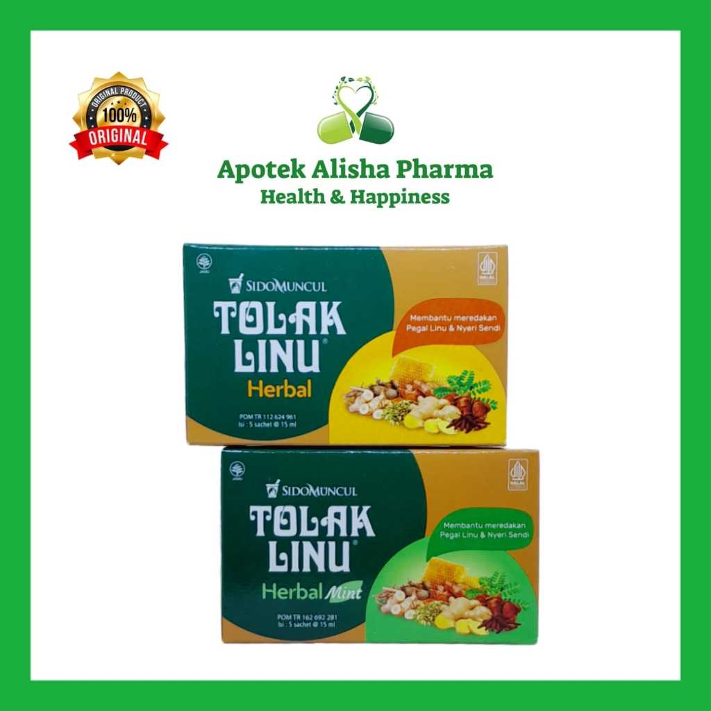 Jual TolakLinu SidoMuncul Original Coklat / Tolak Linu Sido Muncul Mint ...