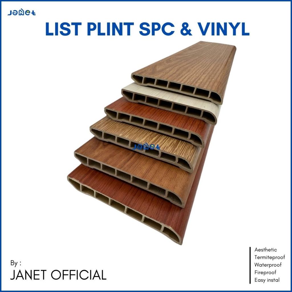 Jual List Plint Spc Flooring 2.4m | List Plint Vinyl | Aksesoris Lantai ...