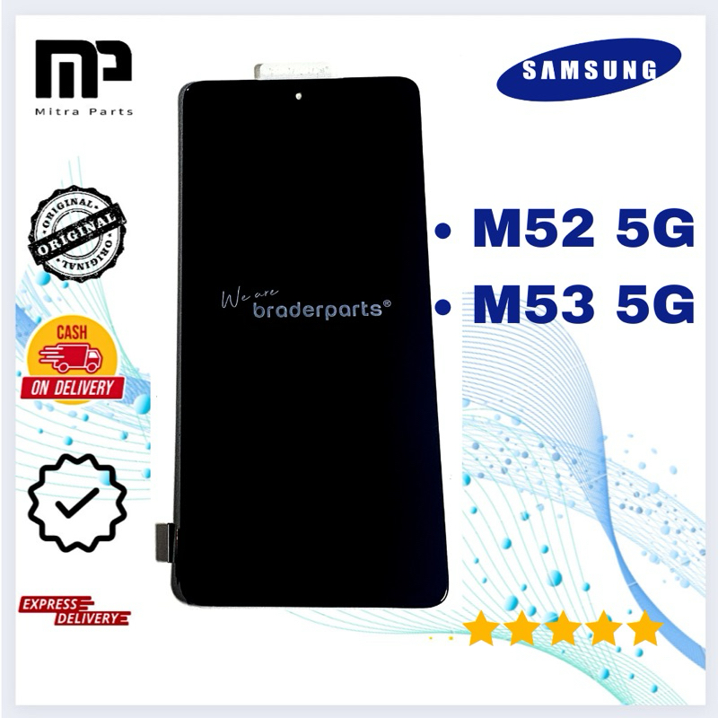 Jual LCD TOUCHSCREEN SAMSUNG M52 5G / M53 5G OEM ORIGINAL BRADERPARTS ...