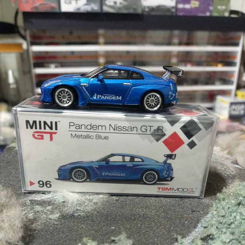 Jual Mini GT Pandem Nissan GT-R - Metallic Blue (Free Protektor ...