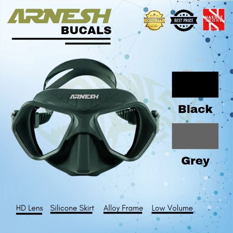 Jual ARNESH BUCALS LOW VOLUME FREEDIVE MASK | Shopee Indonesia