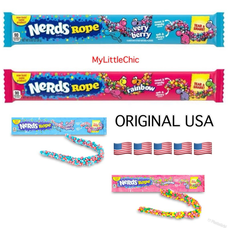 Jual Nerds Rope Candy Rainbow / Very Berry USA - 26gr | Shopee Indonesia