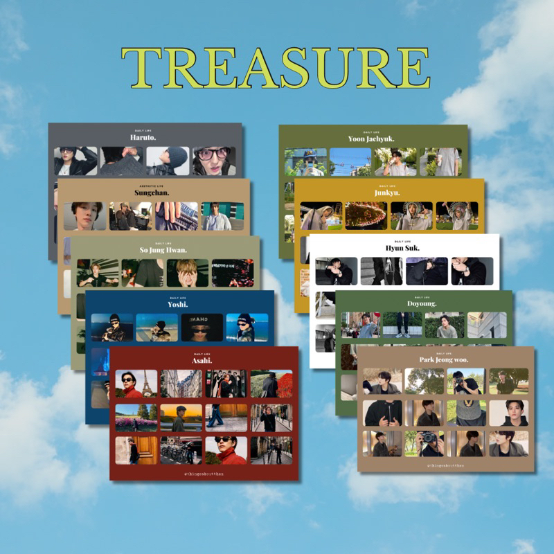 Jual TREASURE Sticker Set | Shopee Indonesia
