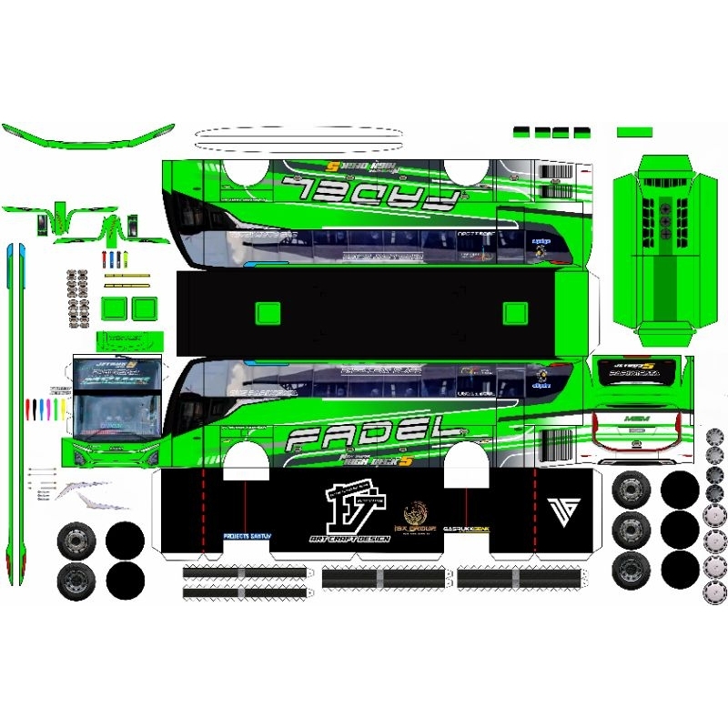 Jual stiker miniatur bus albino | Shopee Indonesia