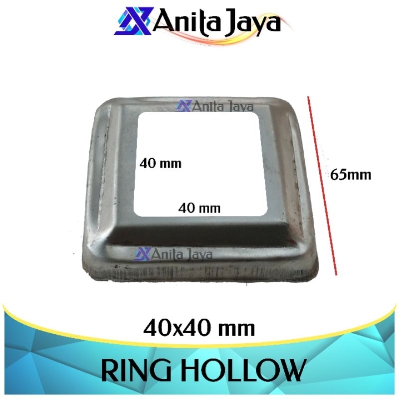 Jual ring hollow 40x40 mm flange hollow besi plat tapak minimalis ...