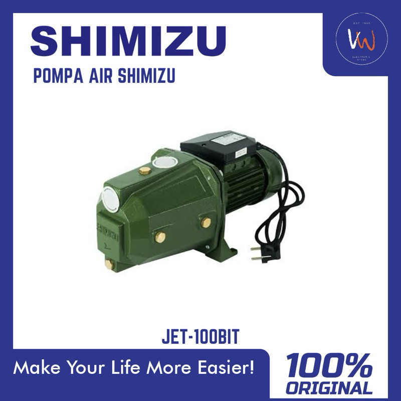 Jual Pompa Air Semi Shimizu JET-100BIT / Pompa Semi Jet Pump | Shopee Indonesia