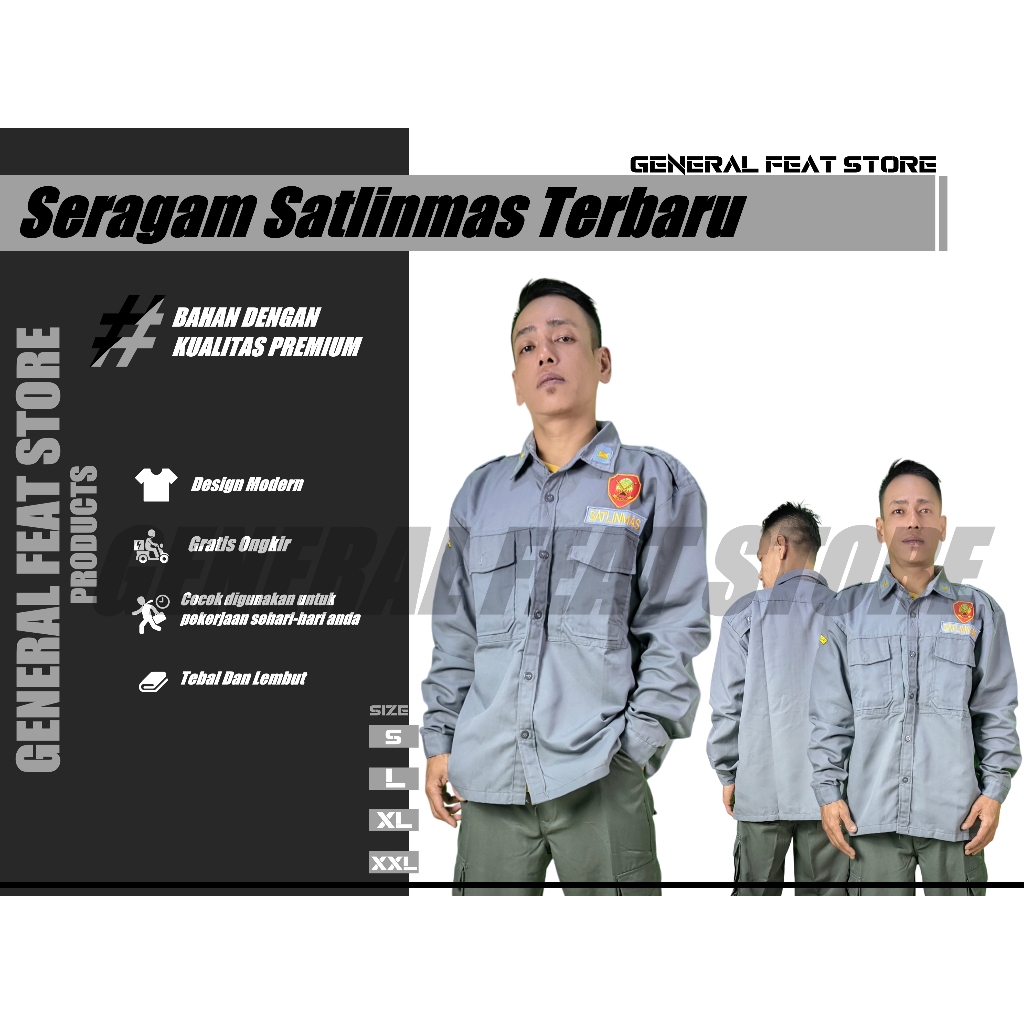 Jual Seragam Pdl Linmas Exclusive Setelan PDL Satlinmas Baju Seragam ...