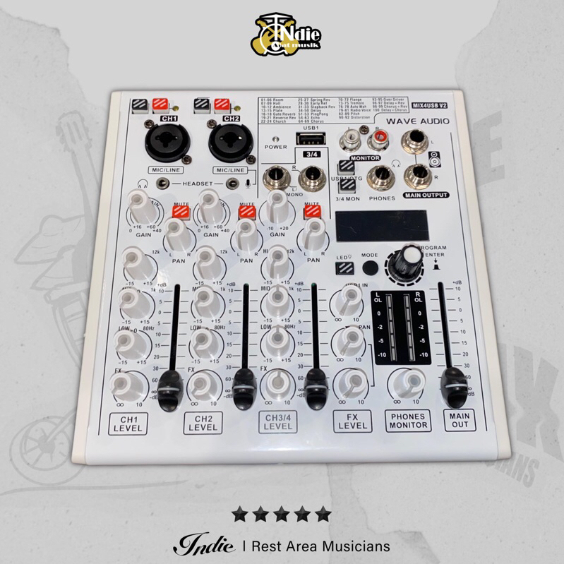 Jual Wave Mix4USB V2 Mixer 4 Channel USB audio Interface | Shopee Indonesia