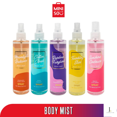 Jual MINISO Body Mist 150ml Natural Eden Garden Series Aroma Bunga Buah ...