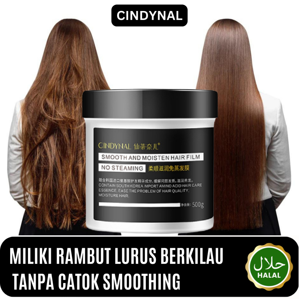 Jual READY | CINDYNAL HAIR TREATMENT SMOOTHING PELURUS RAMBUT - HAIR ...