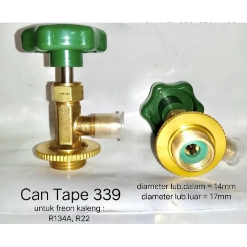 Jual Can Tap Valve Kran Freon Kaleng R134a R22 CH 339 | Shopee Indonesia
