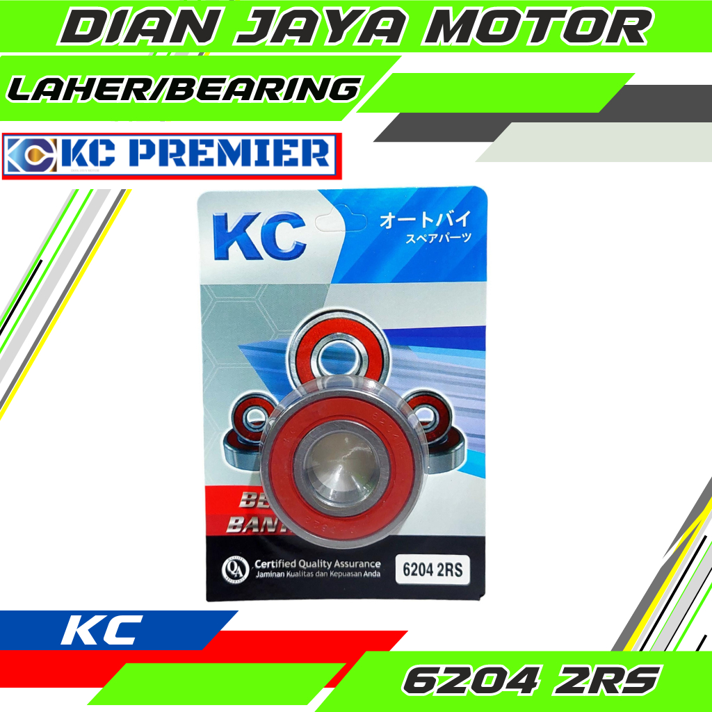 Jual Bearing Laher 6204 2RS KC Premier Bering Laker Laher As Puli ...