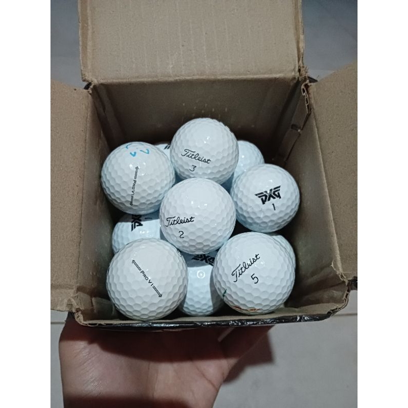 Jual BOLA GOLF SECOND/BEKAS MERK PROV1 + PXG (12pcs) | Shopee Indonesia