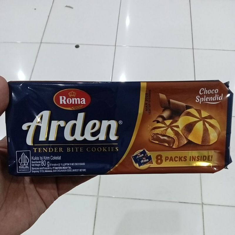 Jual Roma Arden Kukis Isi Krim Cokelat 80 gram | Shopee Indonesia