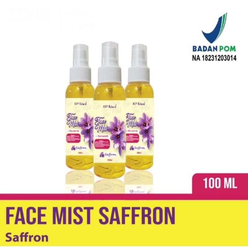 Jual FACE MIST SAFRON SAFFRON BPOM 100 ML | Shopee Indonesia