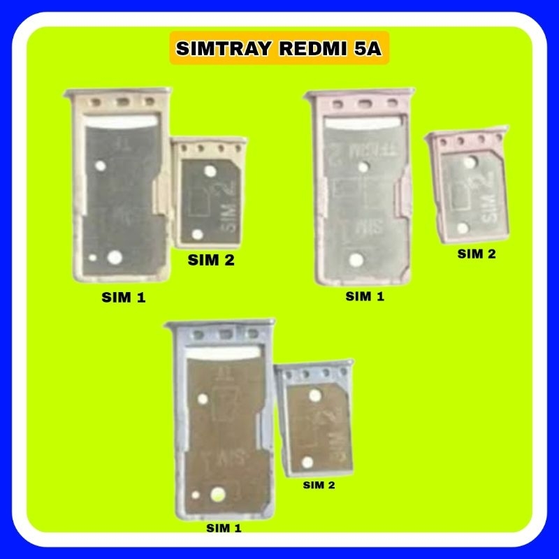 Jual simlock simtray xiaomi redmi 5a riva sim 1 & sim 2 | Shopee Indonesia