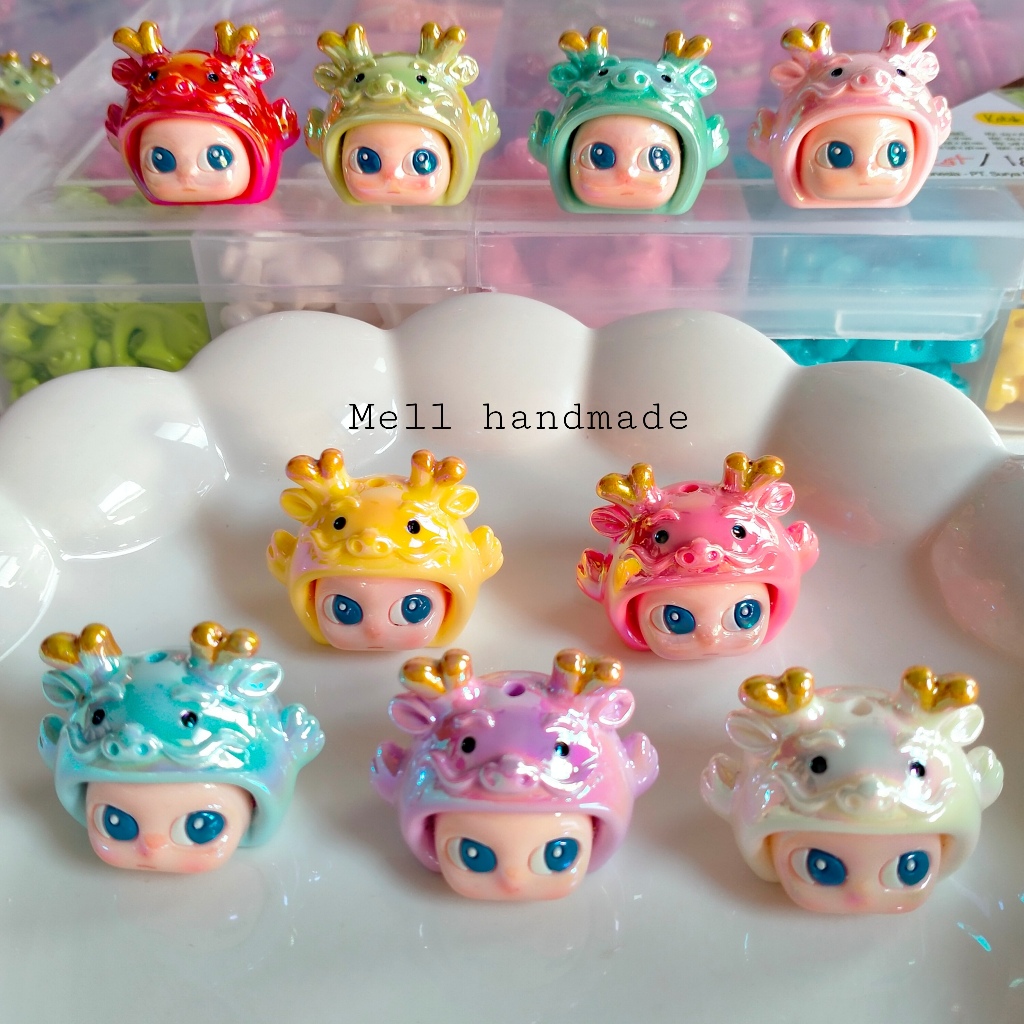 Jual Manik Mote Baby Naga Gembul UV - Beads Karakter Luxury Baby Naga ...