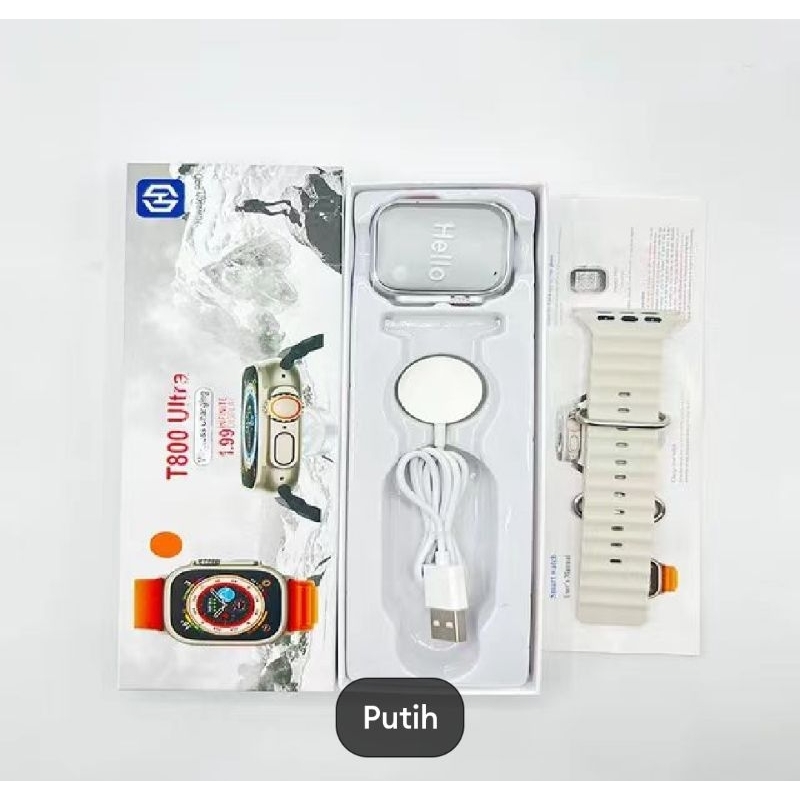 Jual Jam Tangan Smartwatch T800 ULTRA9 Infinite Display Bluetooth ...