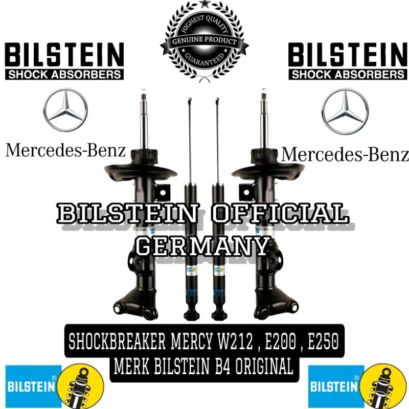 Jual SHOCKBREAKER DEPAN BELAKANG MERCY W212 E200 E250 MERK BILSTEIN B4 ...