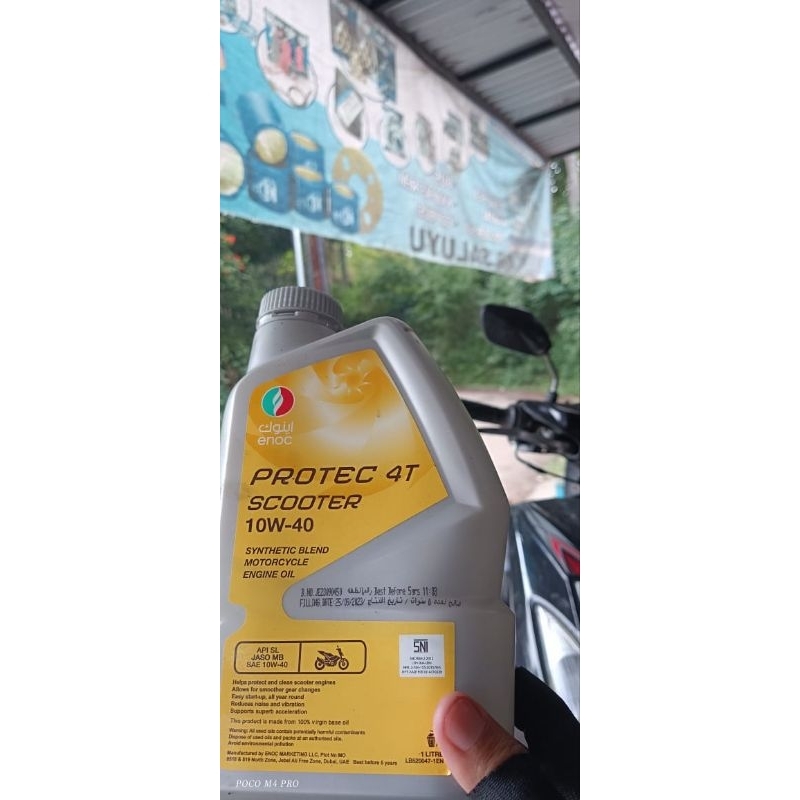 Jual OLI ENOC PROTEC SCOOTER 10-40W DIJAMIN ORIGINAL | Shopee Indonesia