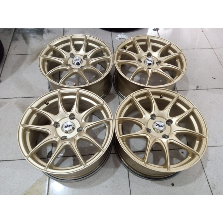 Jual VELG BEKAS RACING HSR KAMIKAZE R16 PCD 4X100 MOBIL YARIS SIGRA BRIO FREED DLL | Shopee ...