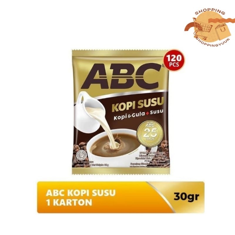 Jual Kopi ABC Susu 30g (120 sachet/1 karton) | Shopee Indonesia
