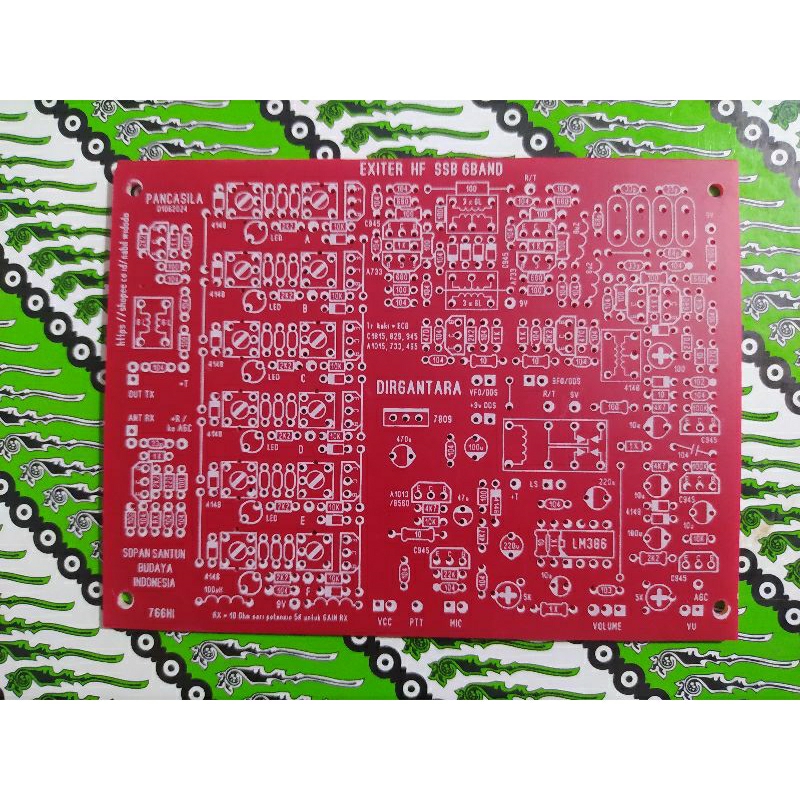 Jual PCB Radio HF SSB DIRGANTARA 6 Band, Pancarima, Transceiver SW ...