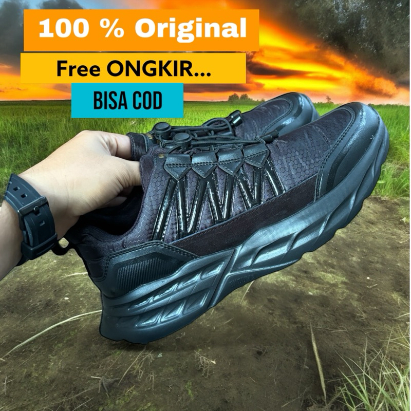 Jual SEPATU EXDUMA SUPER BLACK TERBARU HITAM BROTHERHOOD ASLI | Shopee ...