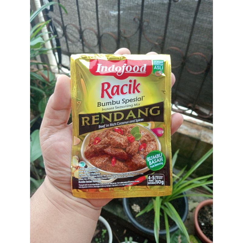 Jual Indofood Racik Bumbu Spesial Rendang Kemasan 50gram | Shopee Indonesia