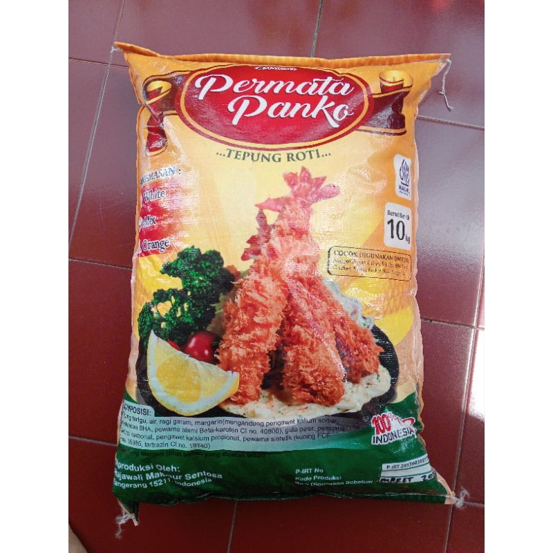 Jual Permata Panko Tepung Roti/ Panir (Repack) Kemasan 500gram | Shopee ...