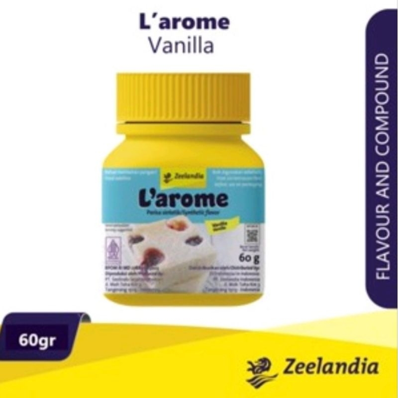 Jual Zeelandia Larome Vanilla Cair 60gr | Shopee Indonesia