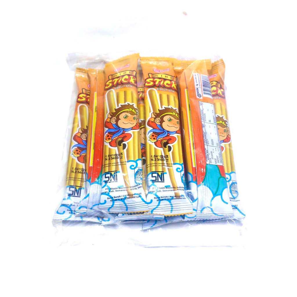 Jual Nissin mini stik kemasan kuning 10 x 15 gr | Shopee Indonesia