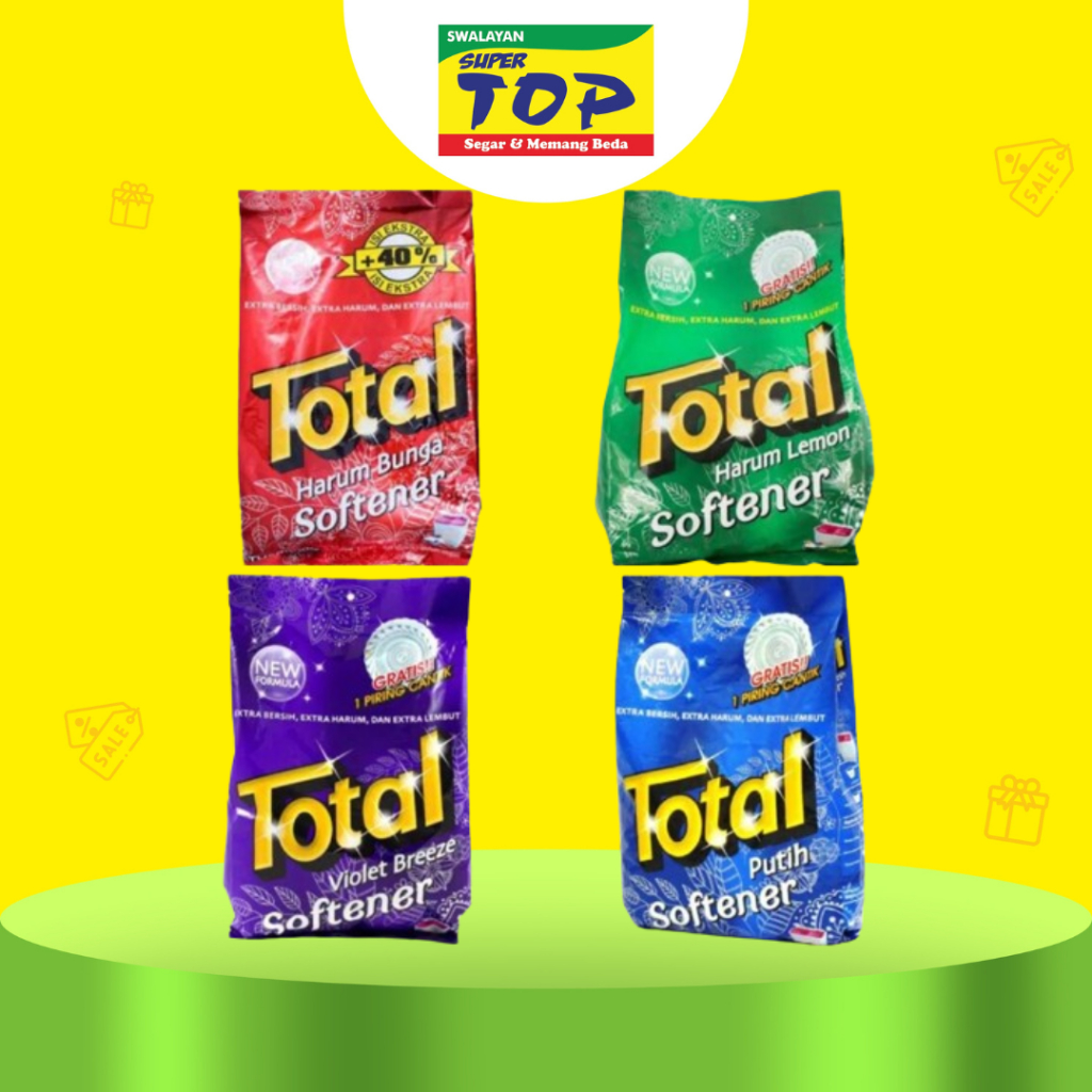 Jual ~TOP~ DETERGEN TOTAL SOFTENER PWD 770GR | Shopee Indonesia
