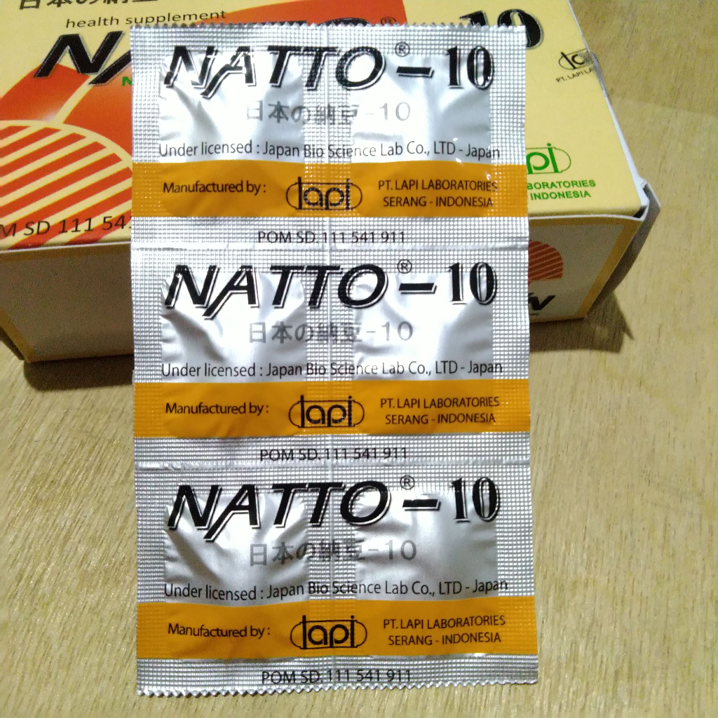 Jual natto-10 vitamin dan suplemen jantung | Shopee Indonesia